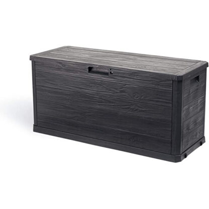 Opbergbox en kussenbox – tuin – 280 liter – antraciet – kunststof ...