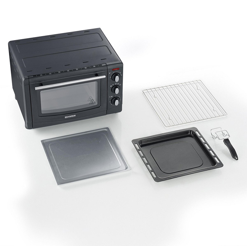 Severin – vrijstaande oven – zwart – 20 liter – 1500W – model: TO 2067 ...