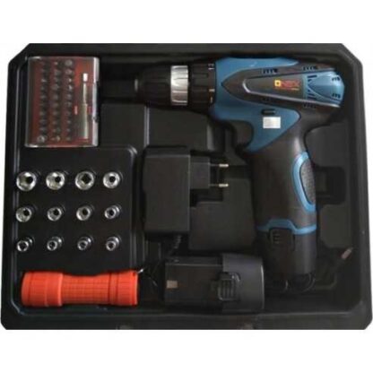 Onex 18V Lithium accu schroef- boormachine Set – 2 accu’s – met ...