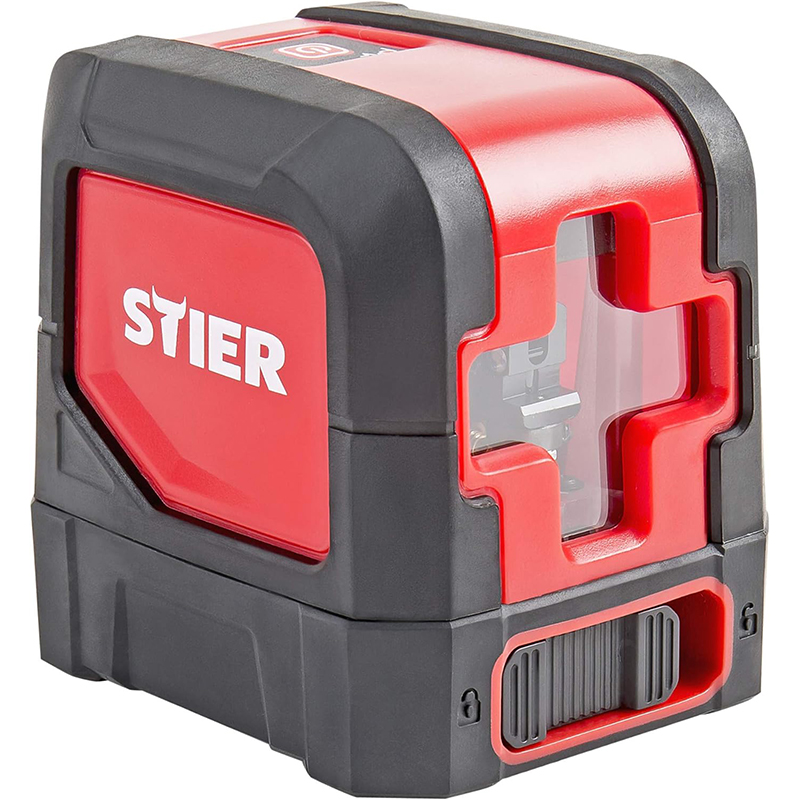 Stier – kruislijnlaser 2 x 120° – 2D – met klem en schroefstandaard ...