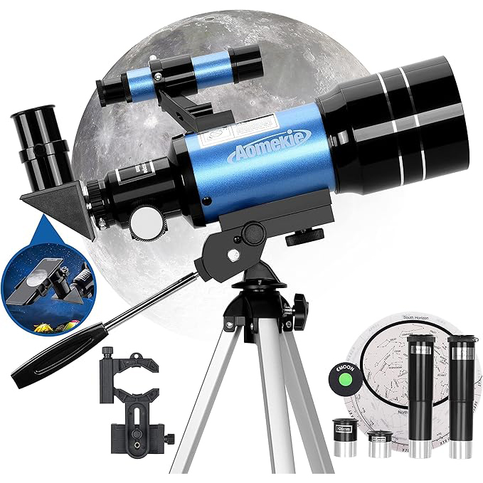 Aomekie telescoop 70/300mm – voor kinderen / beginners – met smartphone ...