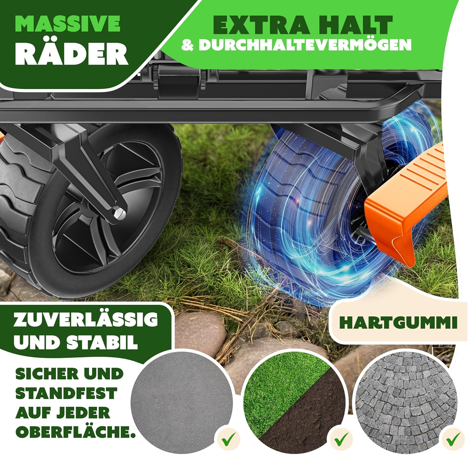 Bolderkar GT9000 – XL – transportkar – 2x gordel – met afneembaar dak ...